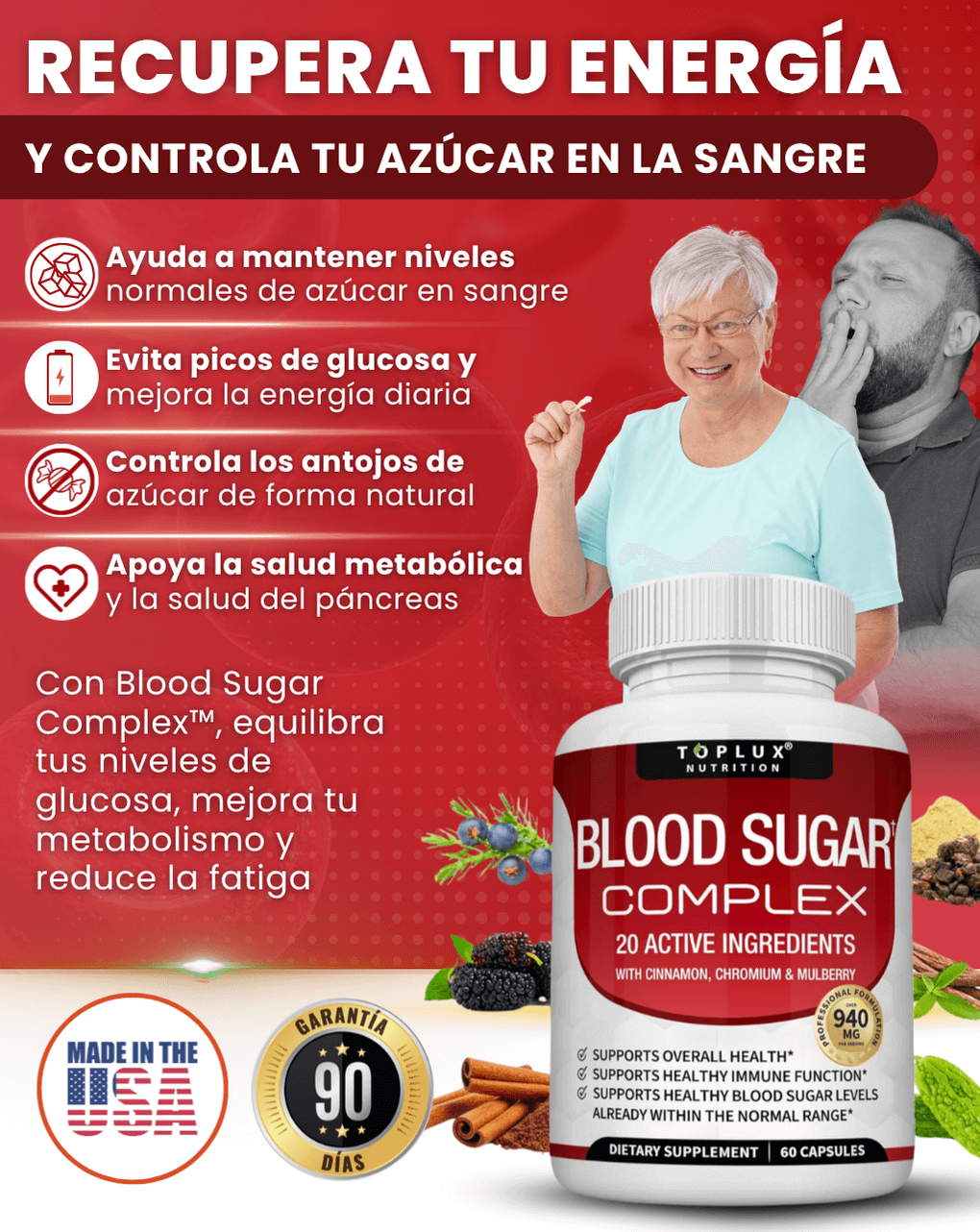 BLOOD SUGAR COMPLEX – Consíguelo Aquí